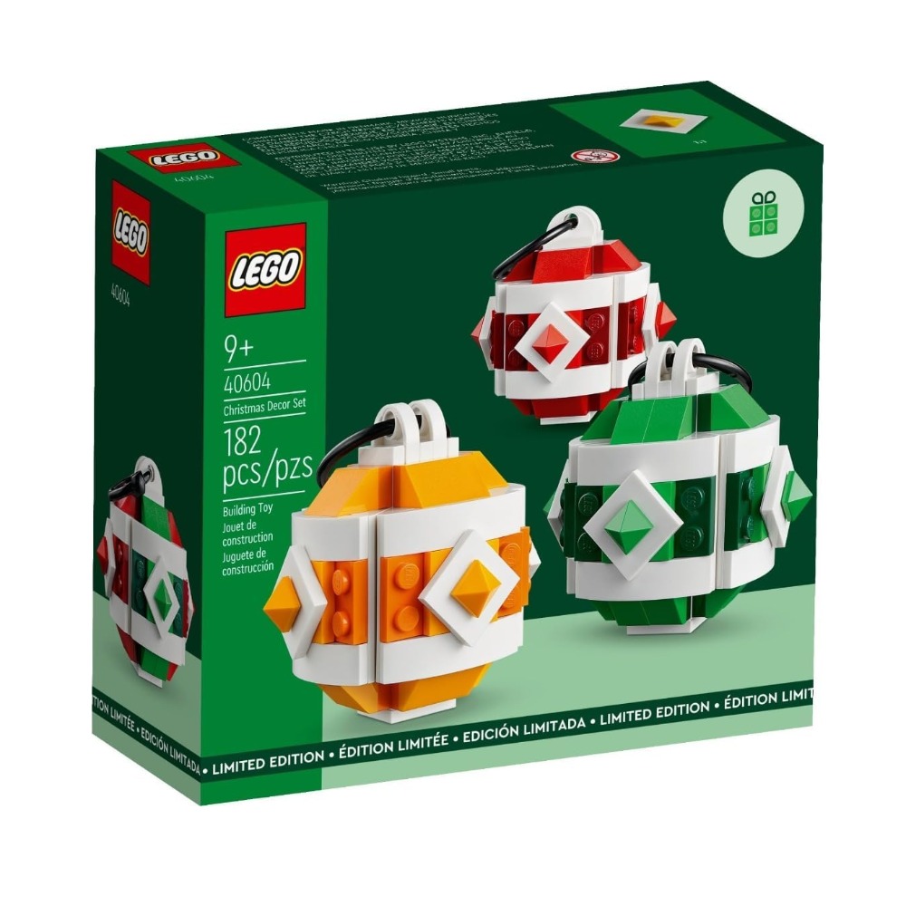 New LEGO 40604 LIMITED EDITION CHRISTMAS DECOR SET - Own4Less